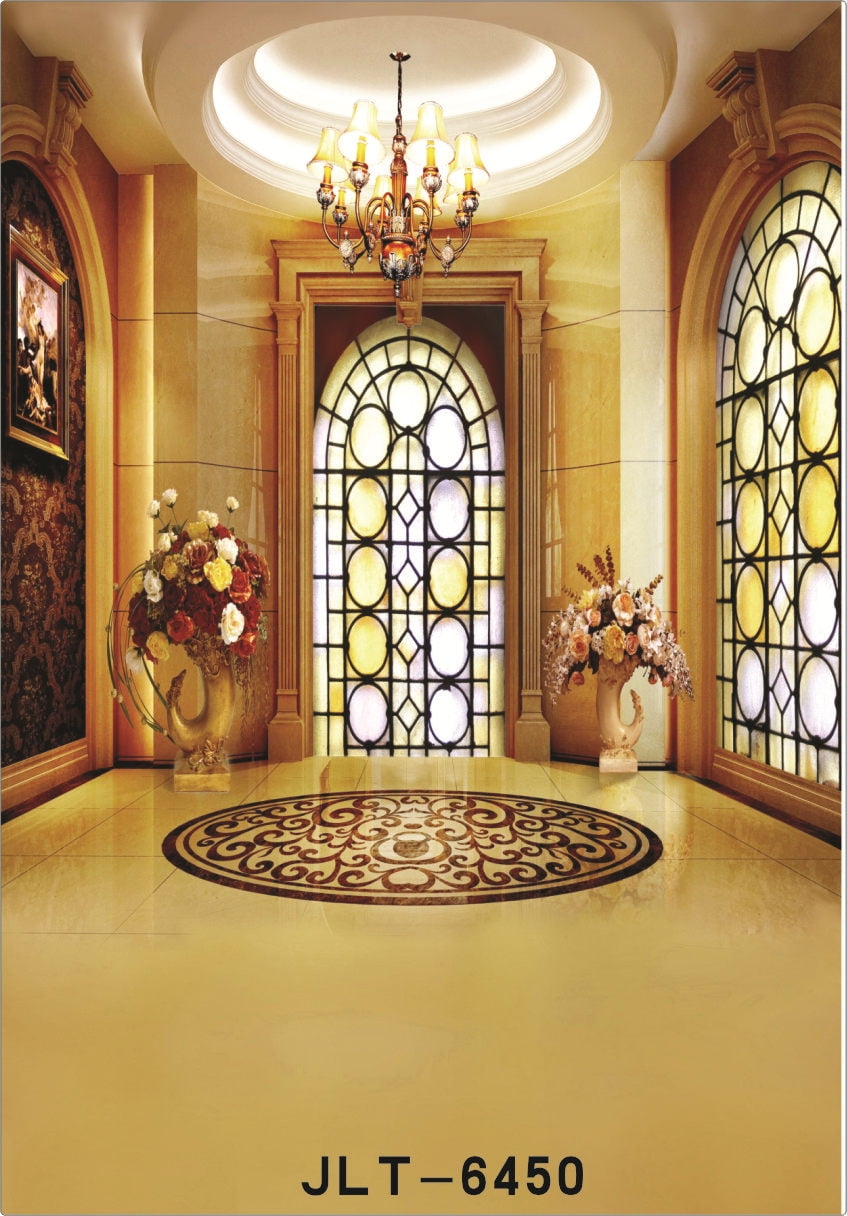 Vinyl Photography Backgrounds for Photo Shoots Indoor Hall French Door ...