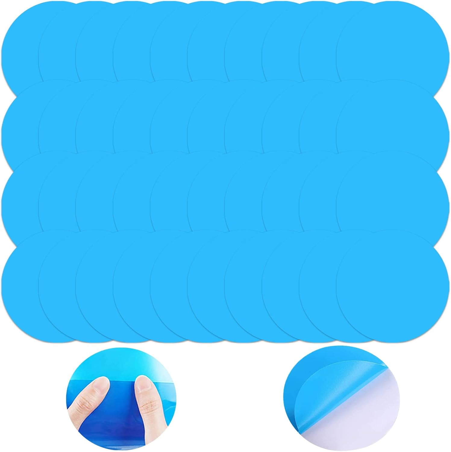 Vinyl Pool Air Mattress Patch Supplies, Self-Adhesive PVC Repair Kit ...