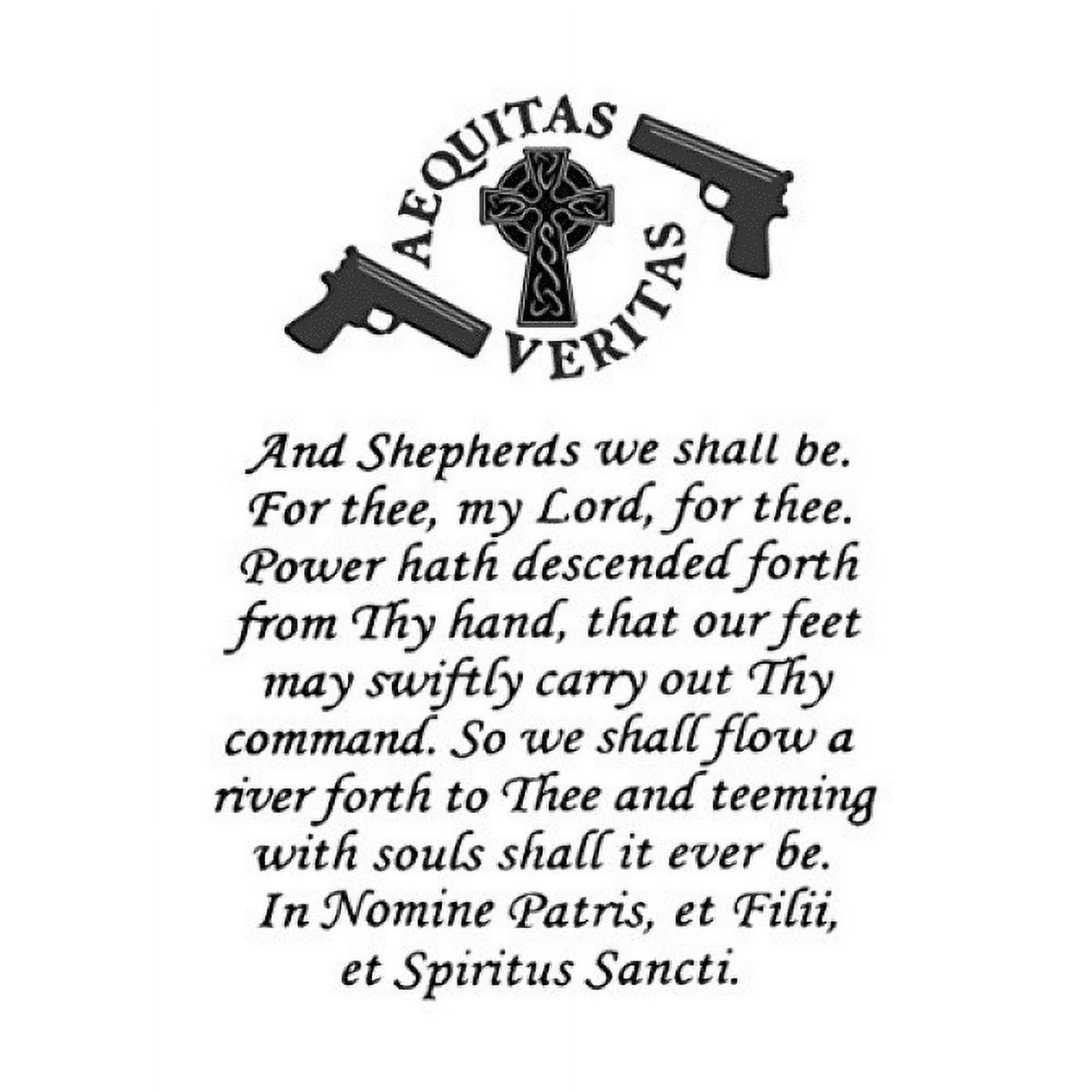 Boondock Saints Prayer Poster