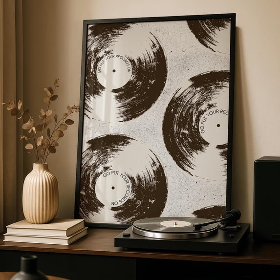 Vinyl Prints Put Your Records On Nostalgic Posters Retro Home Decor ...