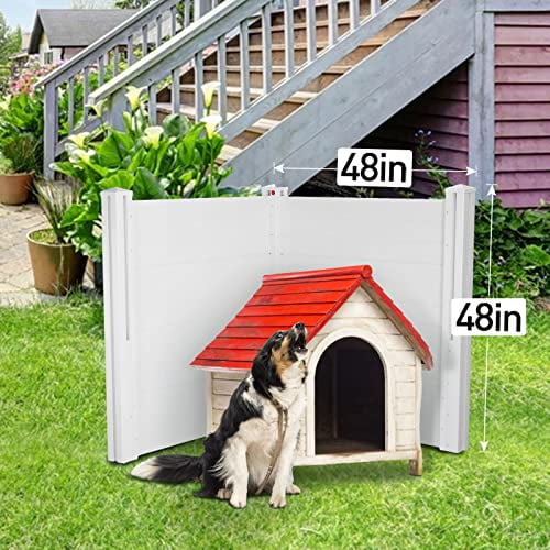 Vinyl Privacy Panels, Trash Enclosure Air Conditioner Fence Premium ...