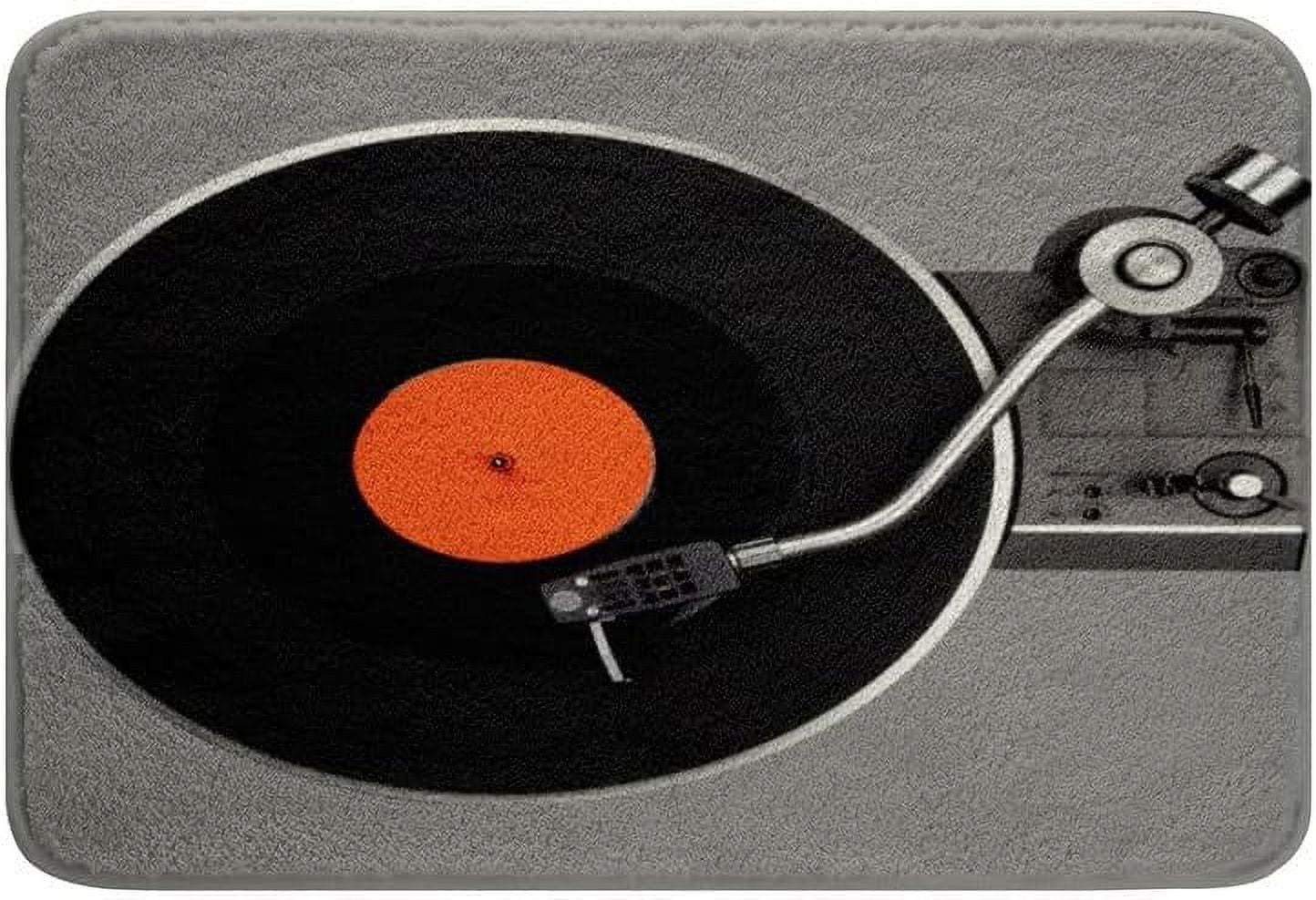 Vinyl Record Bathroom Rugs CD Card Bath Mats for Bathroom for Disc ...