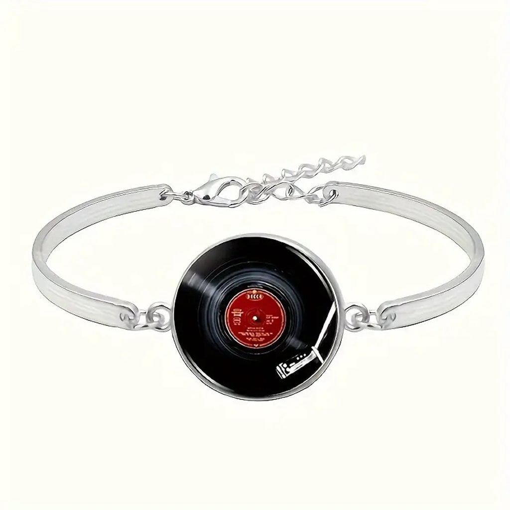 Vinyl Record Bracelet DJ Vintage 80's Hair Music Metal Shred Passion ...