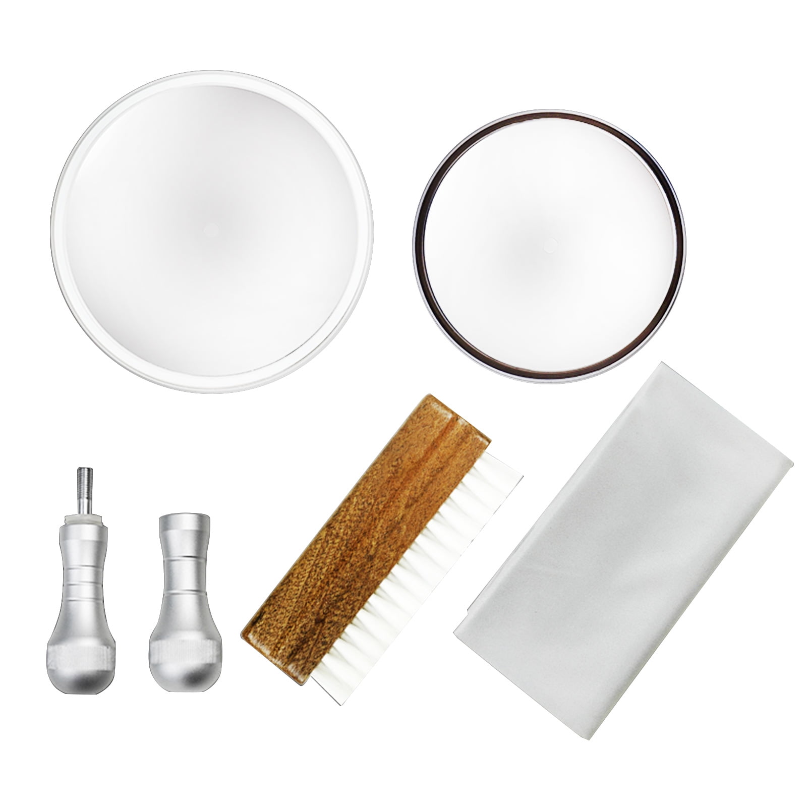 Vinyl Record Cleaner Clamp Record Label Saver Acrylic Cloth Clean Tools ...