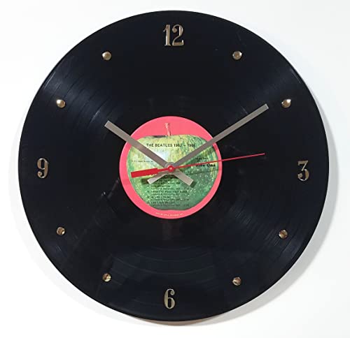 Vinyl Record Clock - 60's Iconic Rock & Roll Band #1. Handmade 12" wall ...
