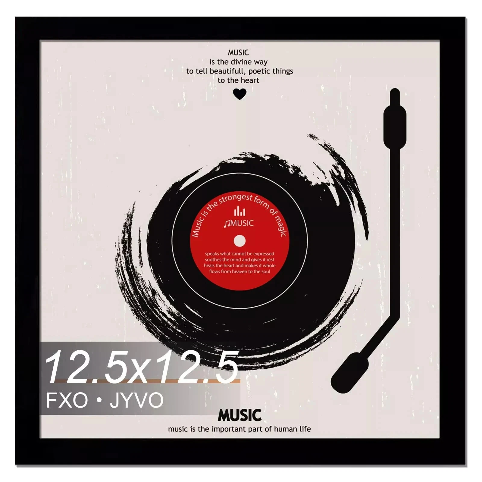 Vinyl Record Frame For The Wall Display Album Cover 125 125X1251Pack ...