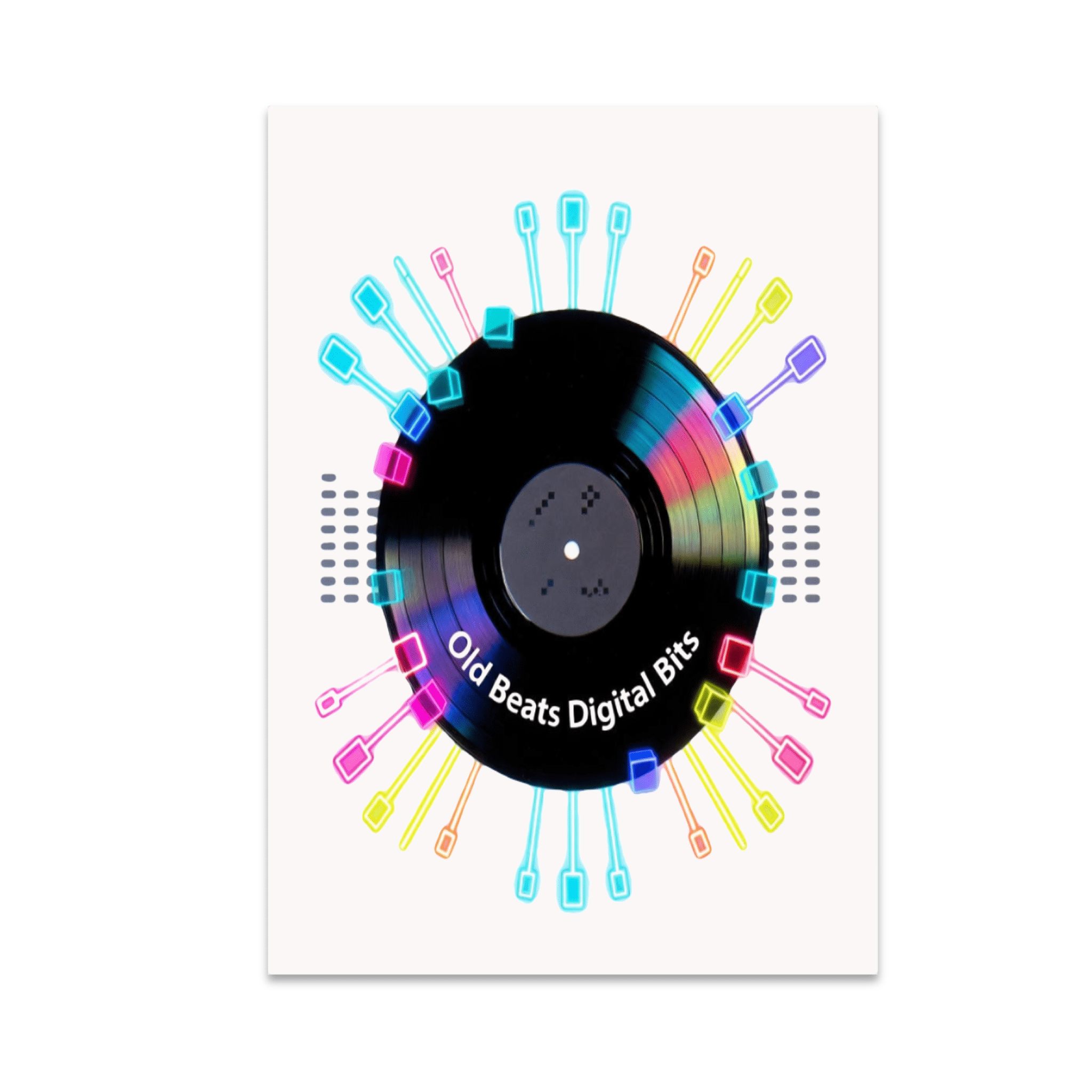 Vinyl Record Pixel Art - Music Lover - 13x19 Poster Print - Walmart.com