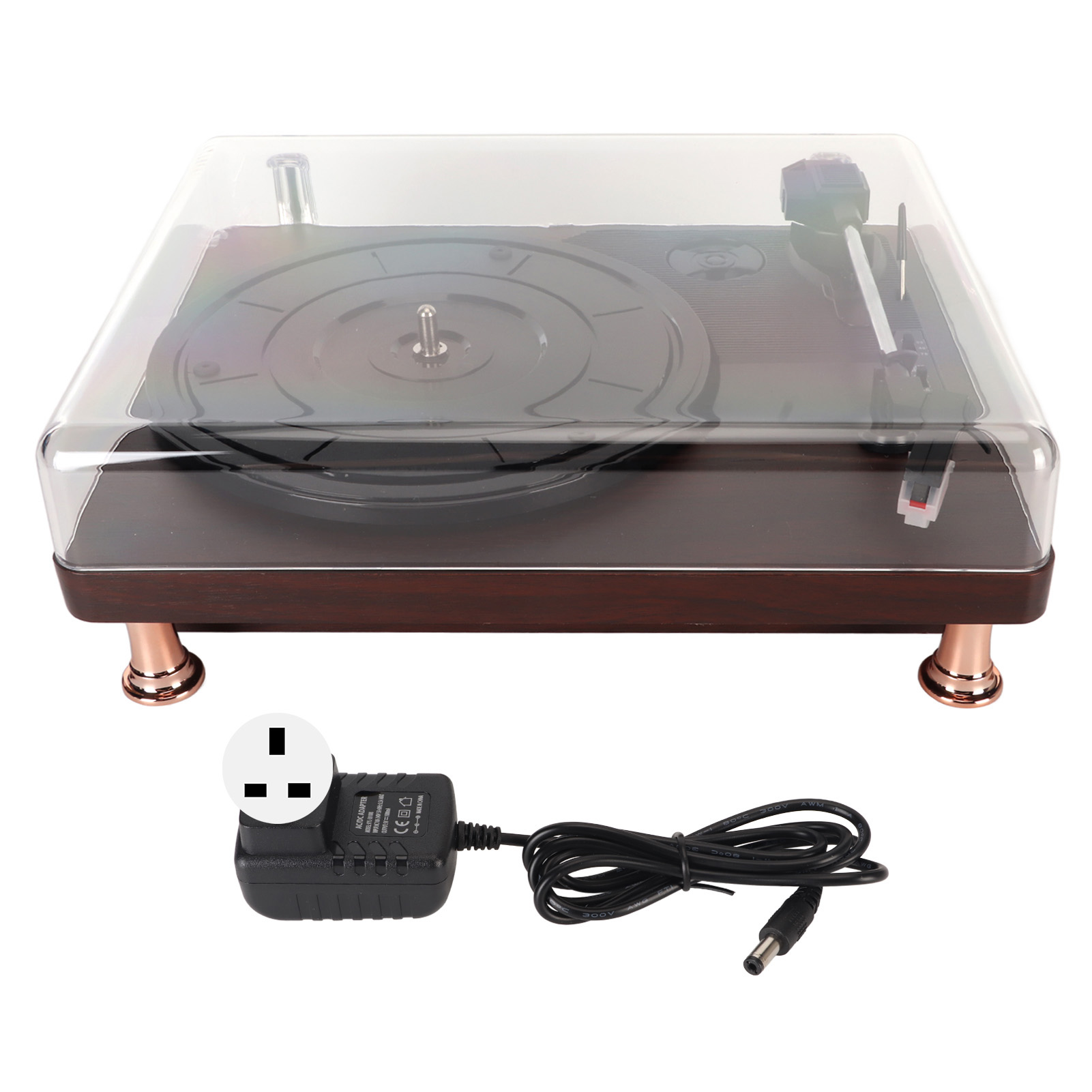Vinyl Record Player 3 Speed Built in Stereo Speaker Vintage Turntable ...