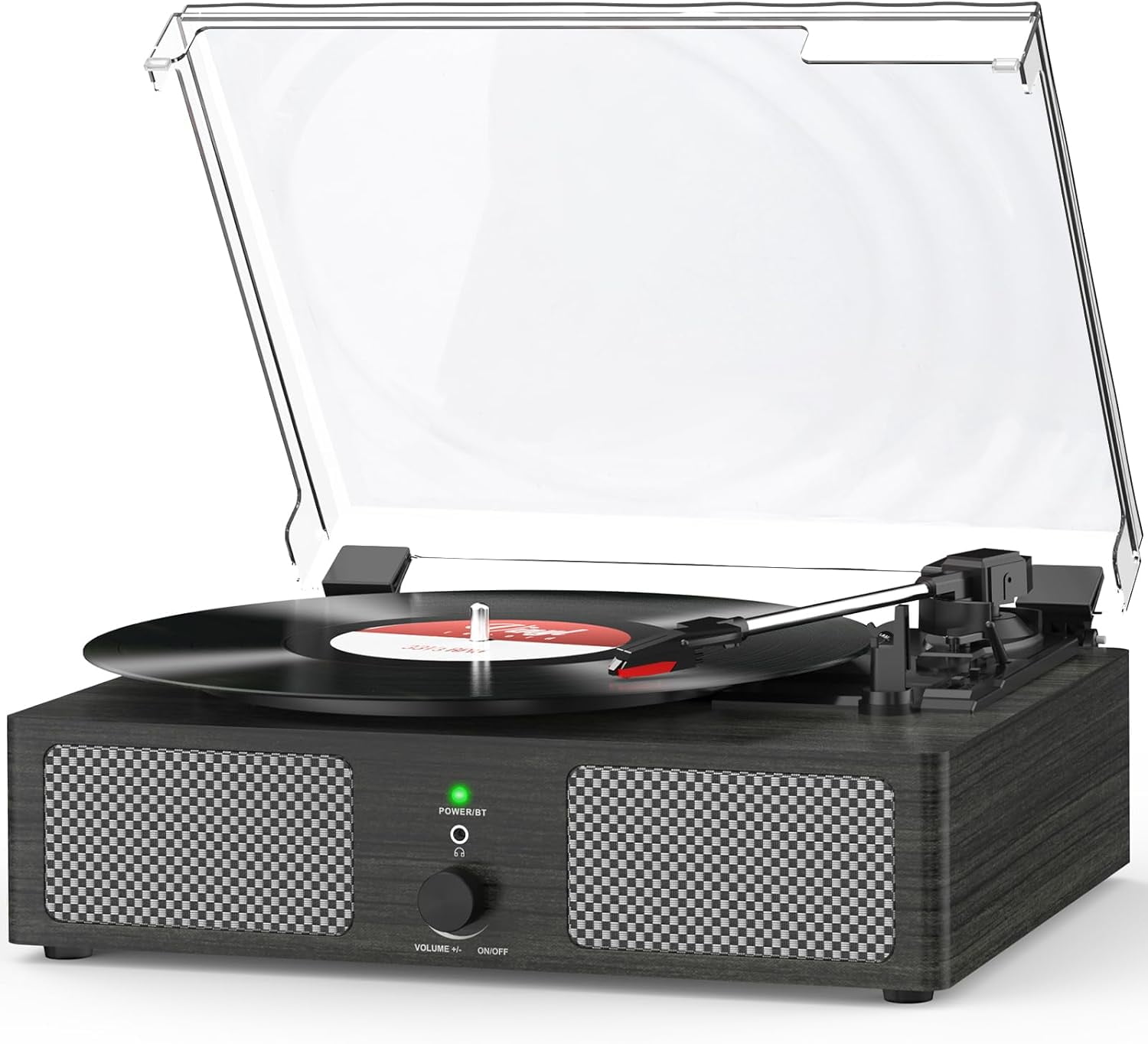 Vinyl Record Player with Build in Speakers Vintage Portable Turntable ...