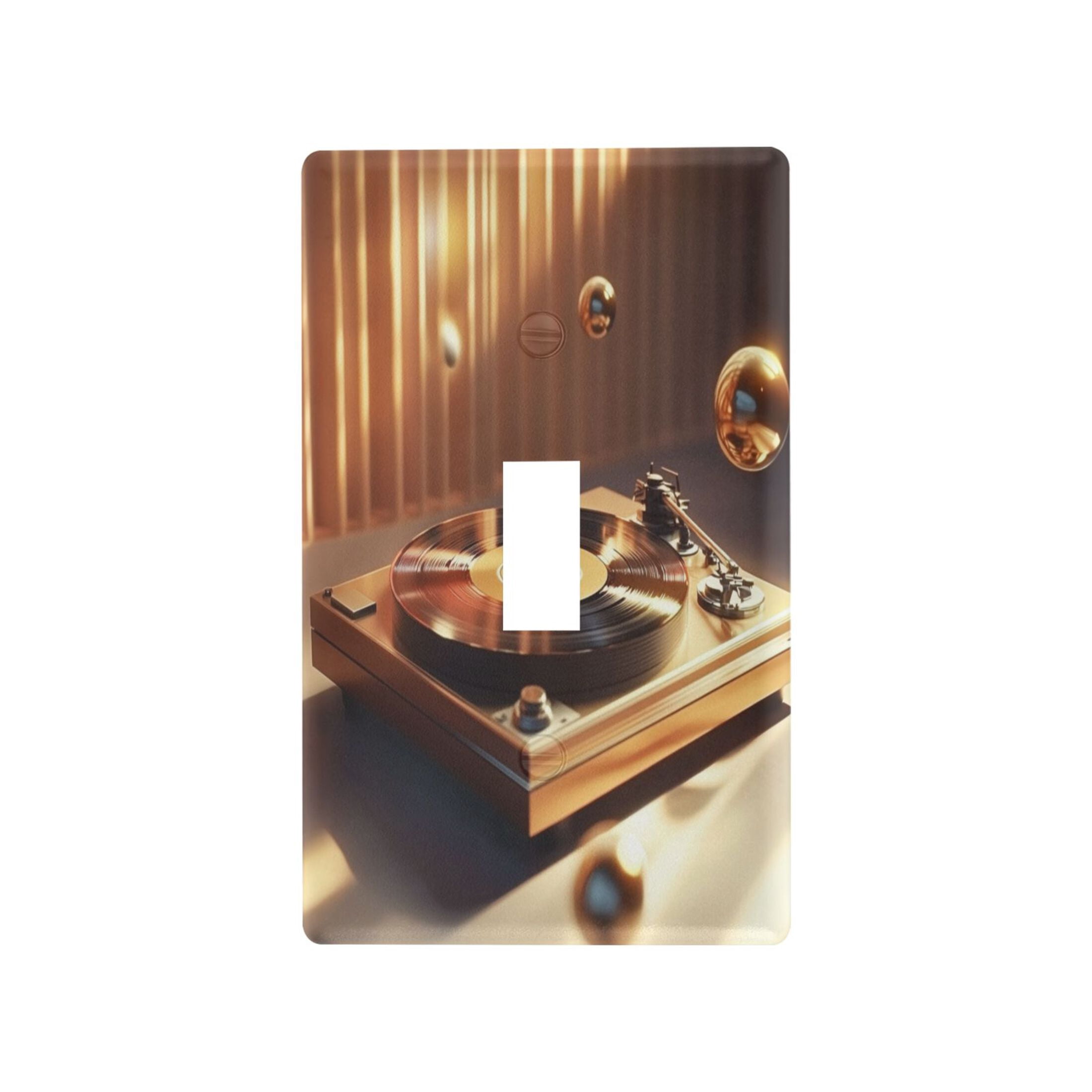 Vinyl Record Player Pattern Light Switch Cover Switch Plate Outlet ...