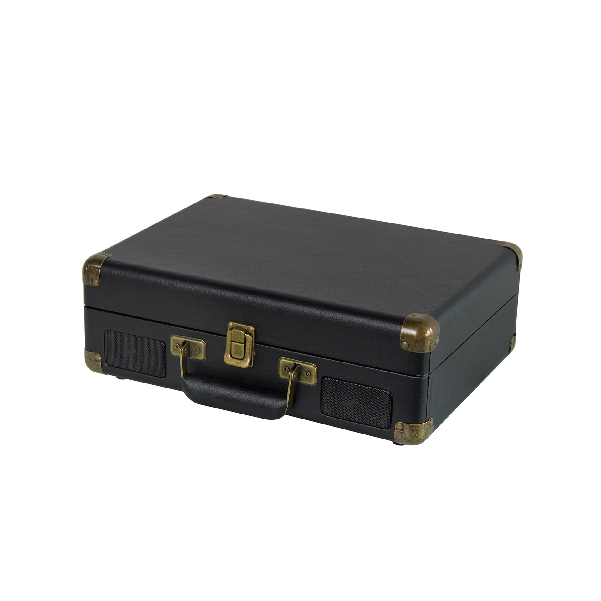 Vinyl Record Player Portable Portable Leather Case Vintage Record ...