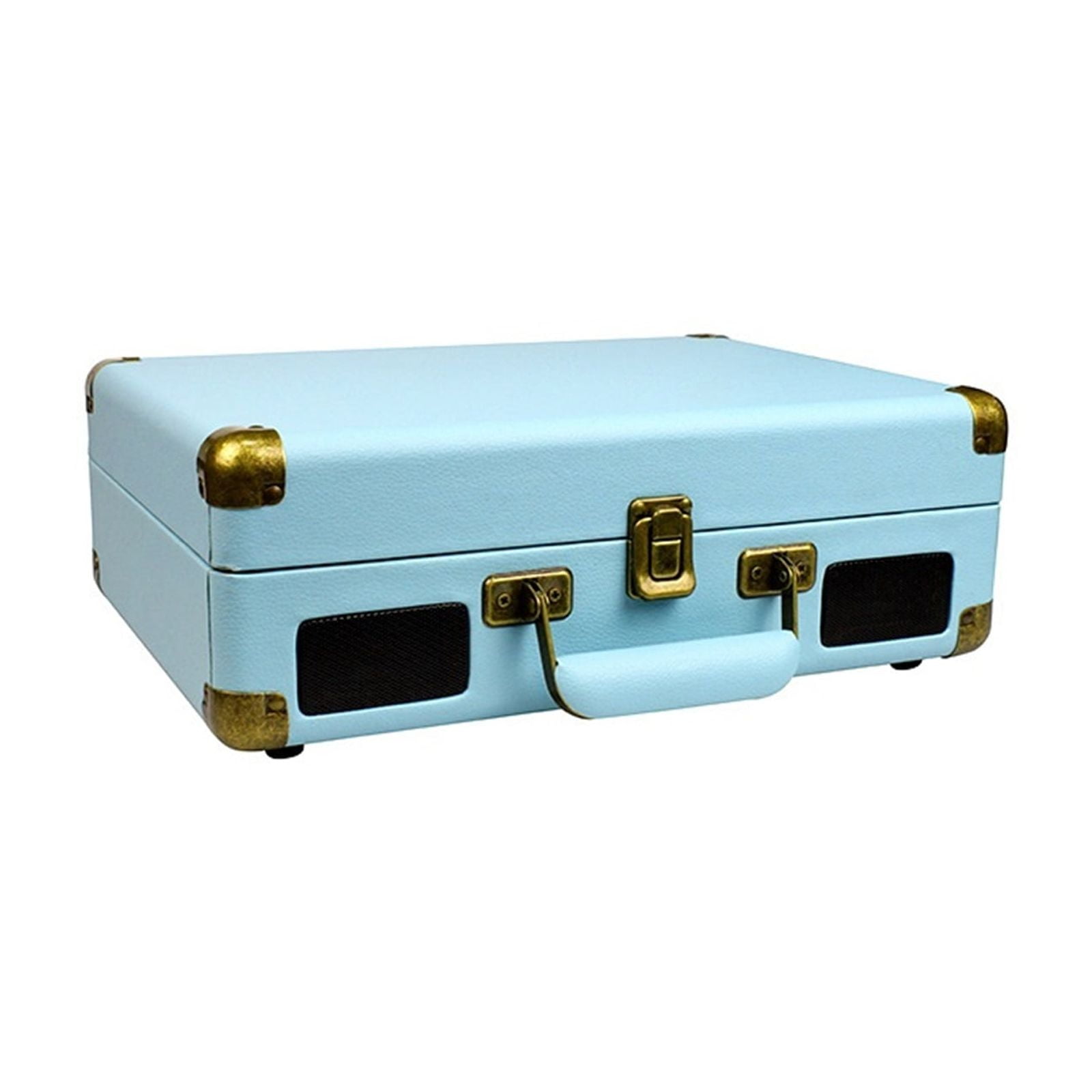 Vinyl Record Player Portable Portable Leather Case Vintage Record ...