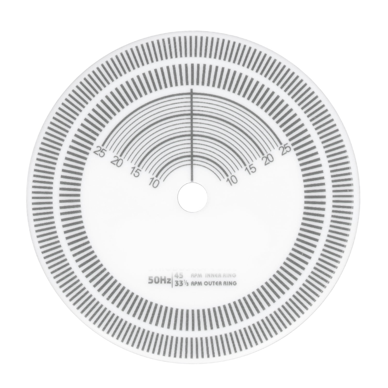 Vinyl Record Player Strobe Disc Calibration Tachometer for 33RPM and ...