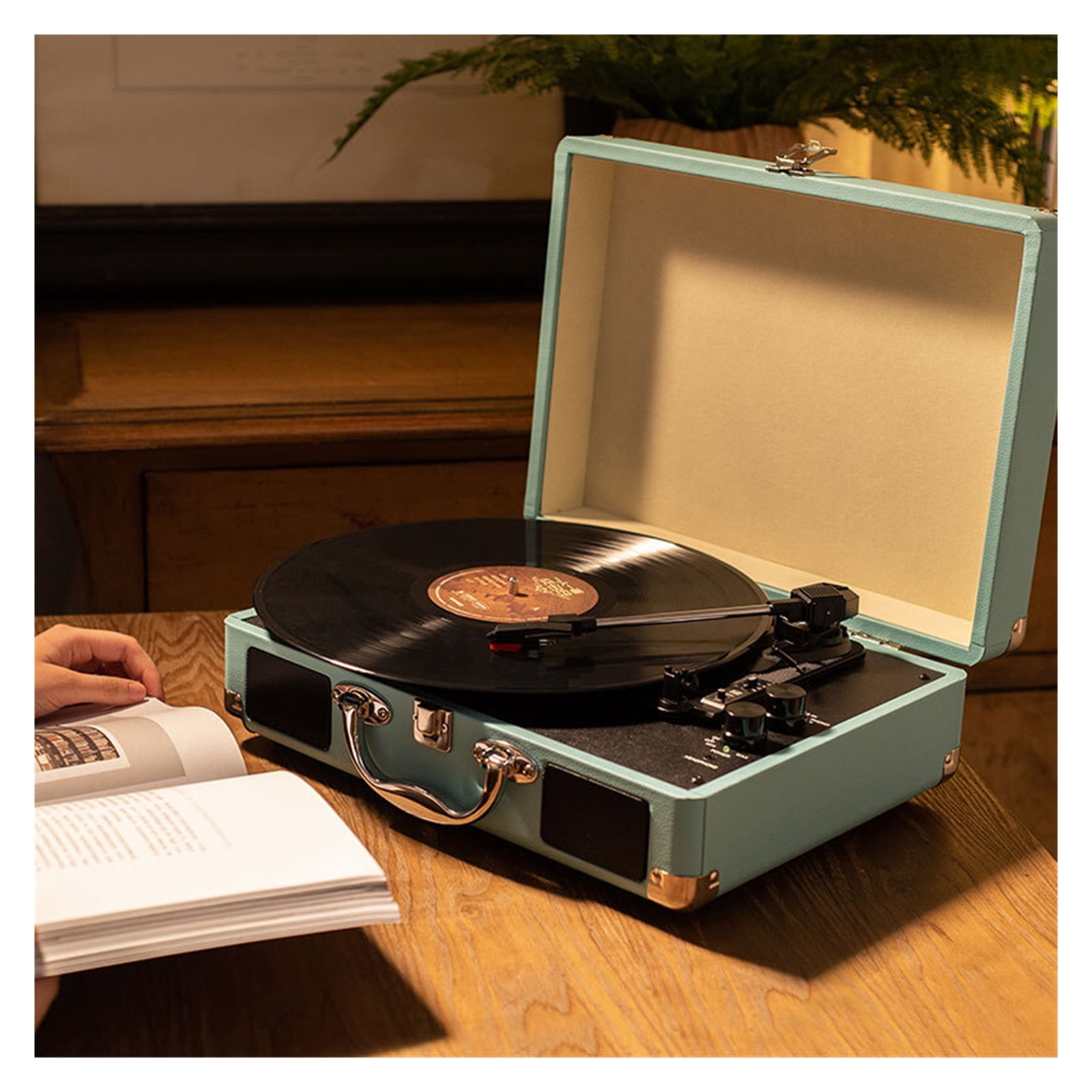 Vinyl Record Player Vintage Burn USB Turntable Vinyl Record Player ...