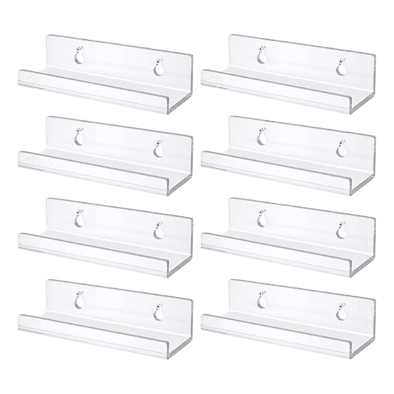 Vinyl Record Shelf Wall Mount, Acrylic Vinyl Record Holder, Clear ...