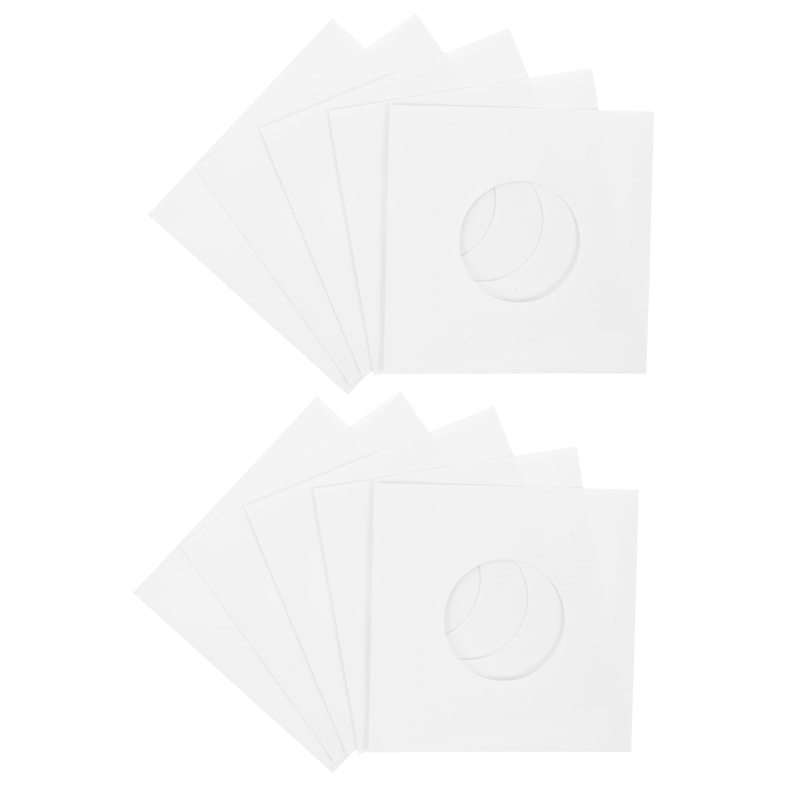 White Paper Vinyl Record Sleeves for Storage Durable and Protective ...