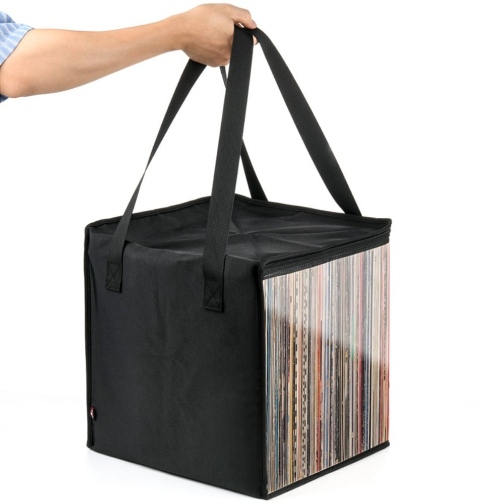 Vinyl Record Storage Bag,LP Vinyl Record Carrying Case,Portable LP ...