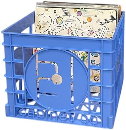 Vinyl Record Storage, HiFi Cabinet Holds 75 Albums Record Holder ...