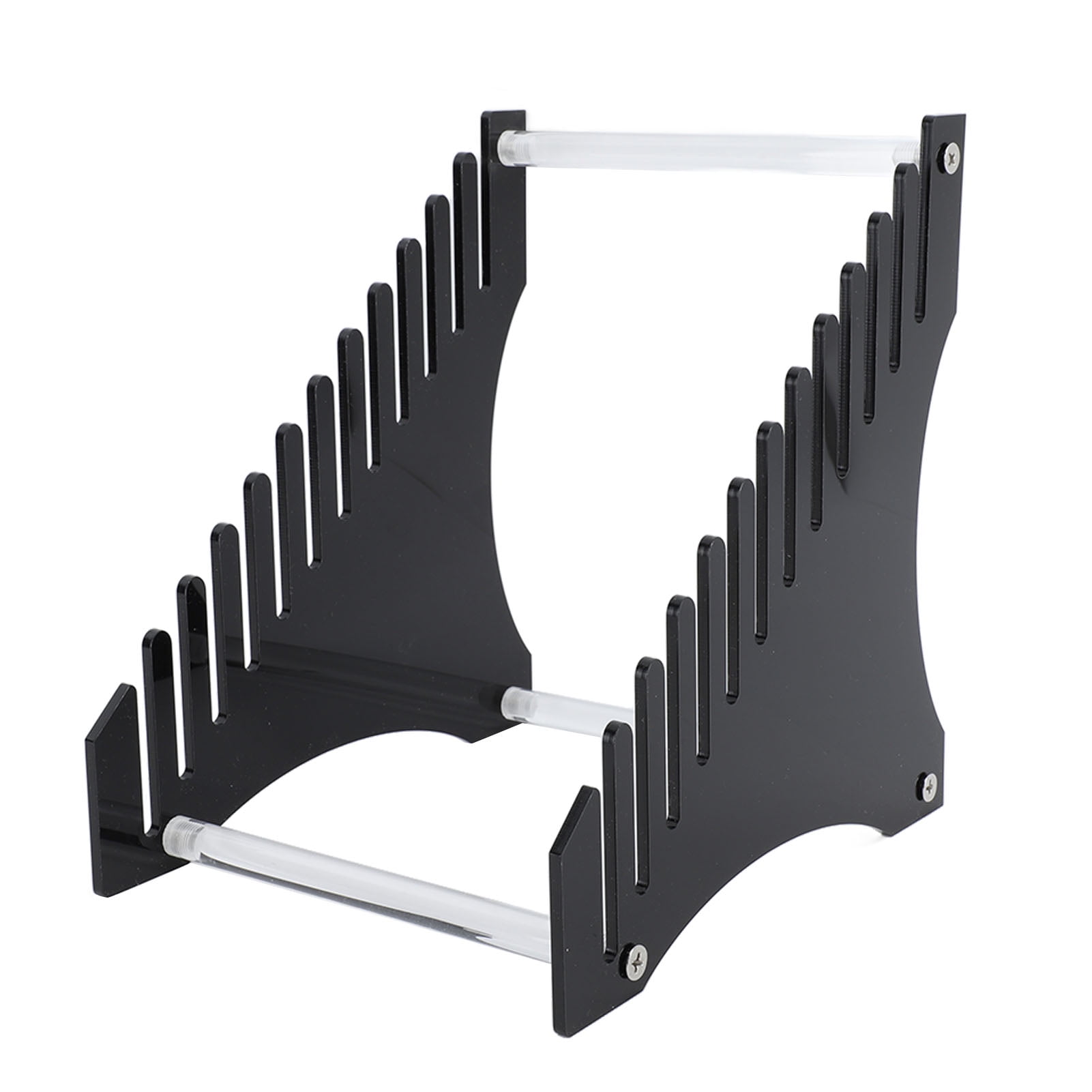 Vinyl Record Storage Holder, 12-Slot Acrylic Record Organizer with Easy ...