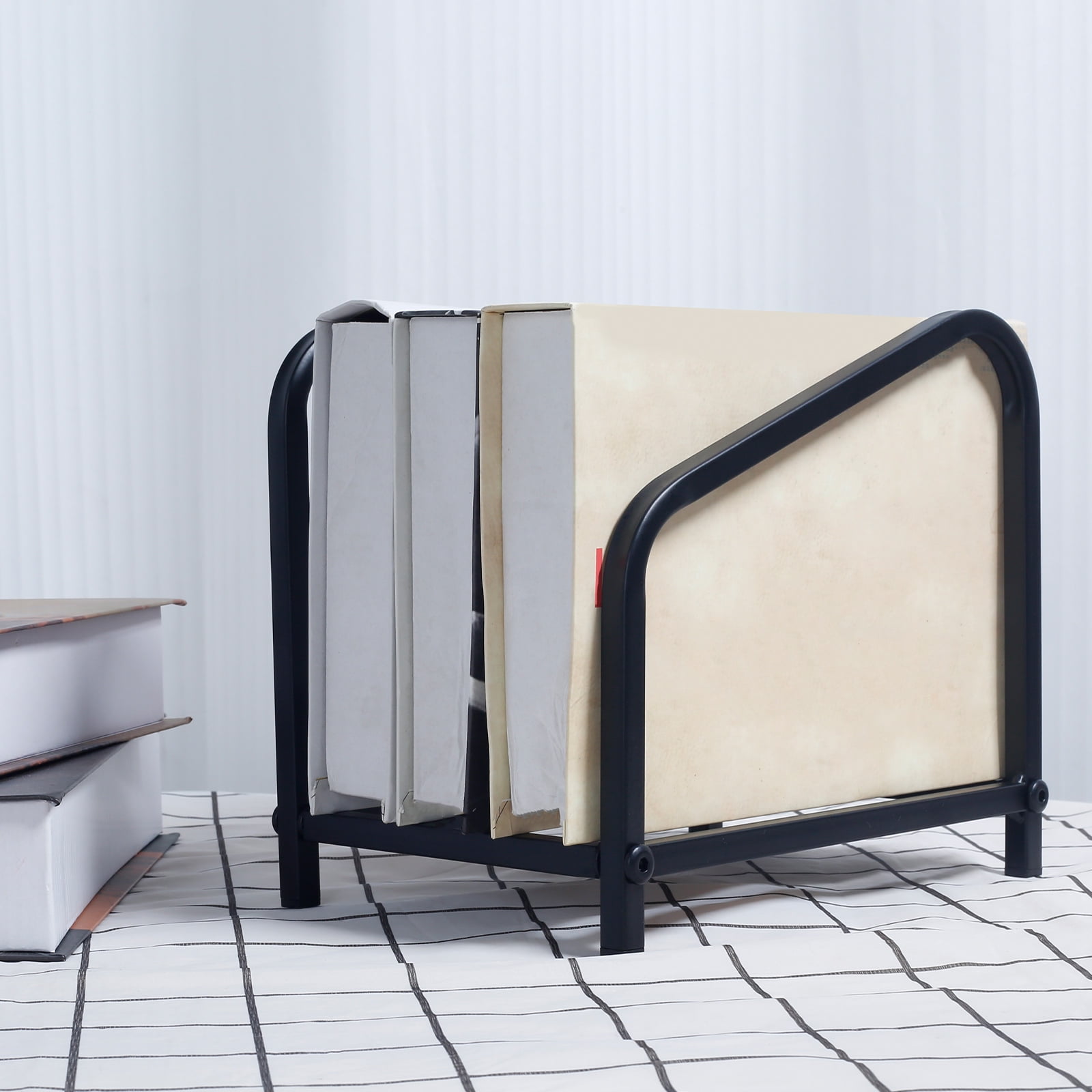 Vinyl Record Storage Holder Metal Records Storage Rack Vintage Record ...