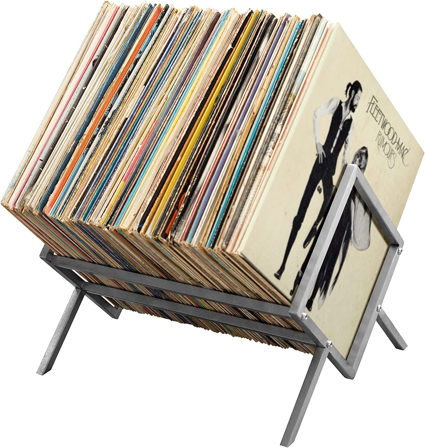 Vinyl Record Storage Rack - Camden Vinyl Record Holder - Vinyl Storage ...