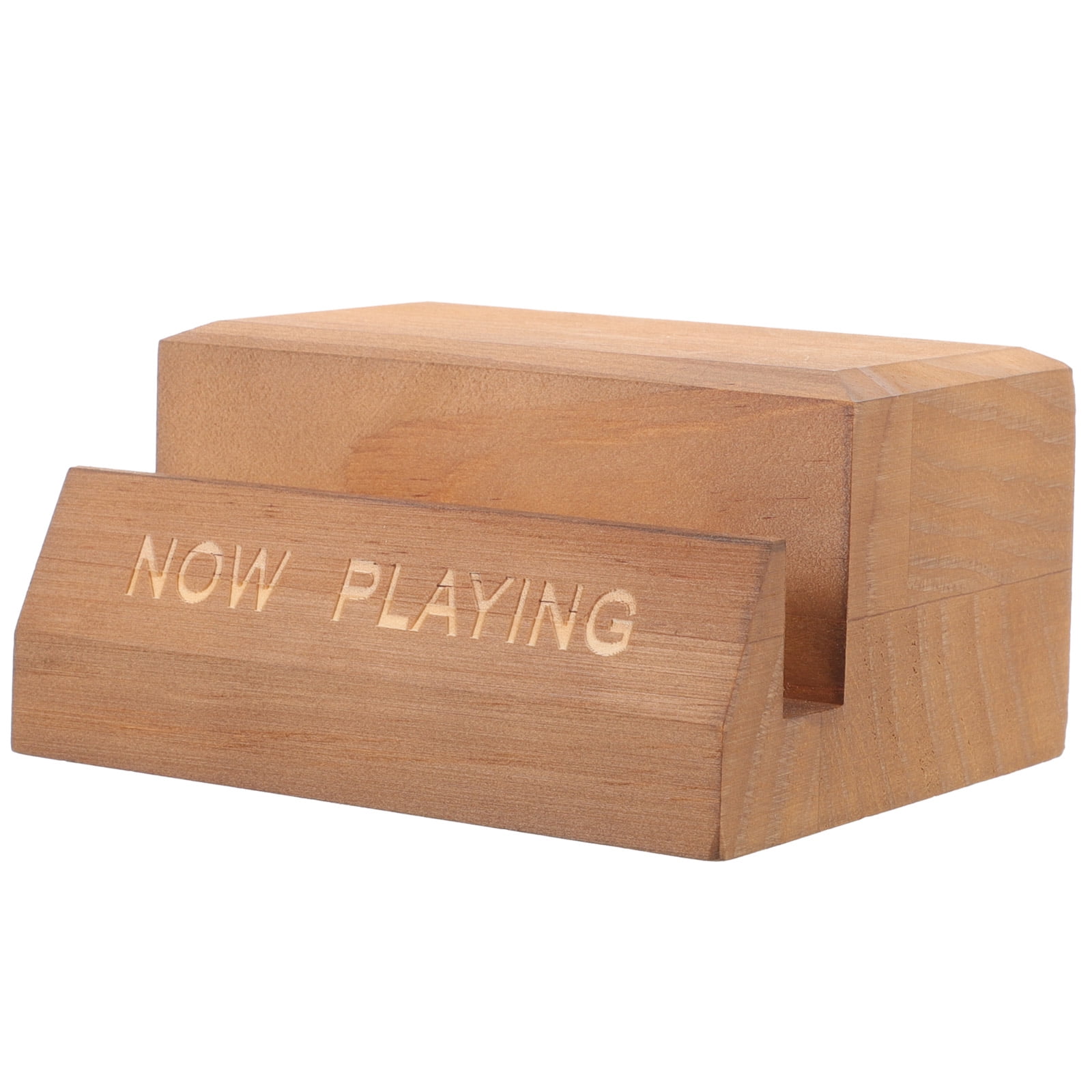 Vinyl Record Wooden Display Shelf Cd Stand Band Solid Rack - Walmart.com