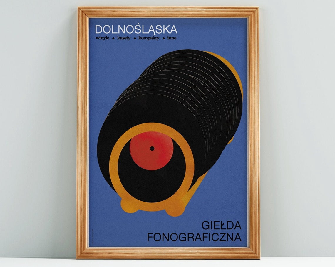 Vinyl Records On A Blue Background, Music, Vinyls, Tapes, Black ...