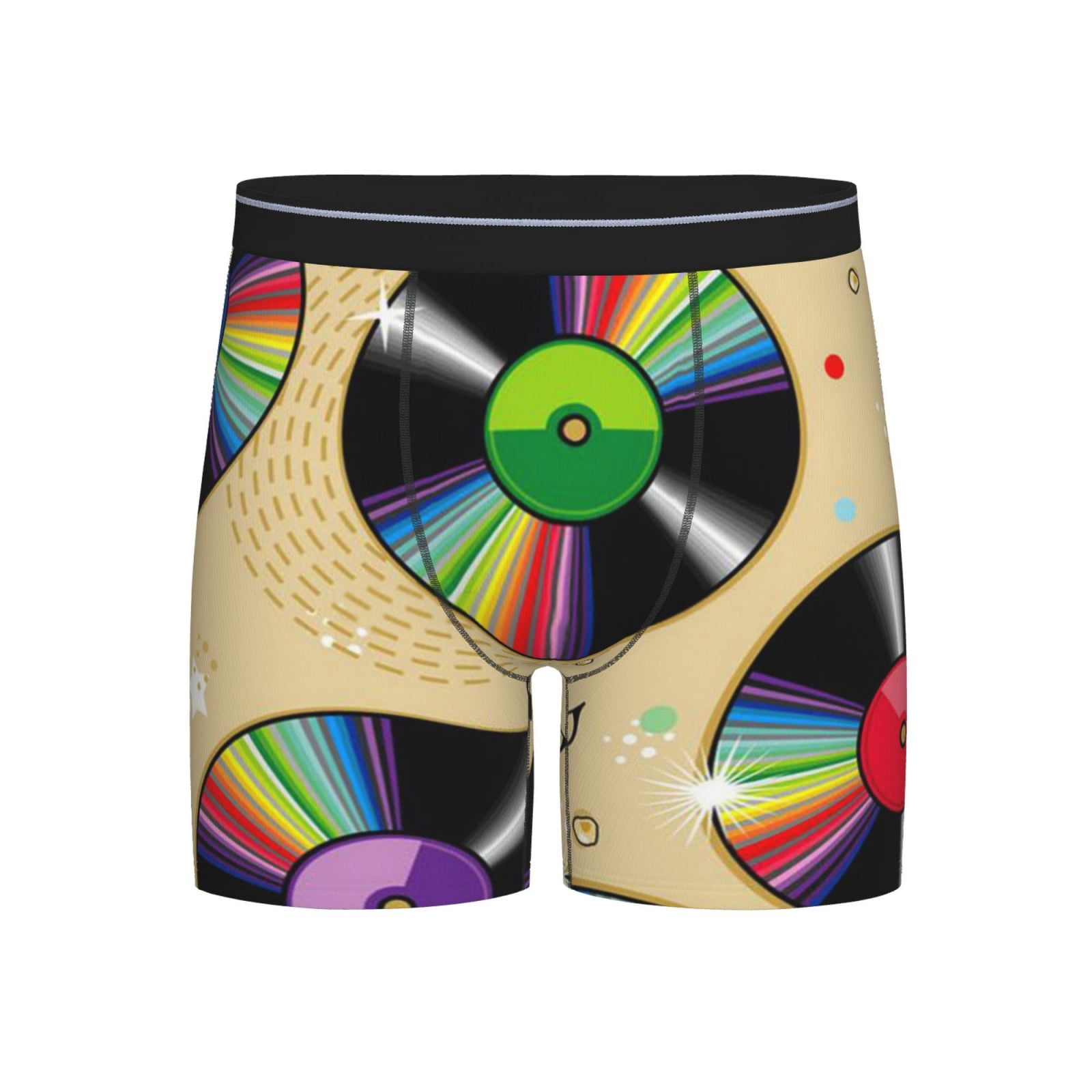 Vinyl Records Underwear For Men,Soft Boxer Briefs - Comfortable And ...
