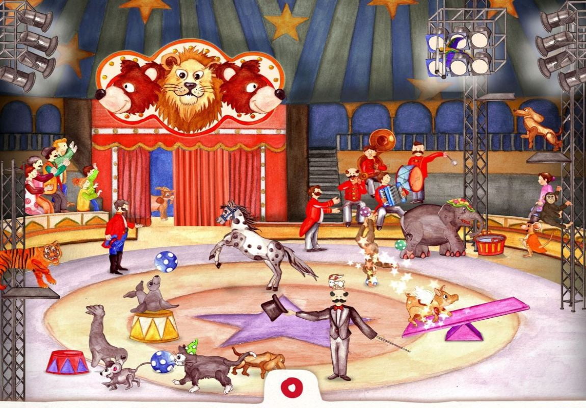Vinyl Red Circus Carnival Curtain Stars Background Photography ...