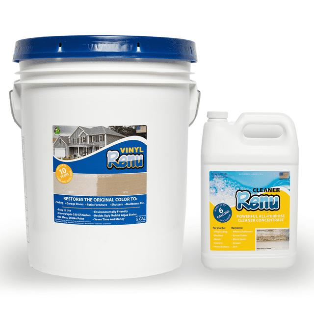 Vinyl Renu 1750 SF Siding Restorer & Remover Kit - For Vinyl, Aluminum ...