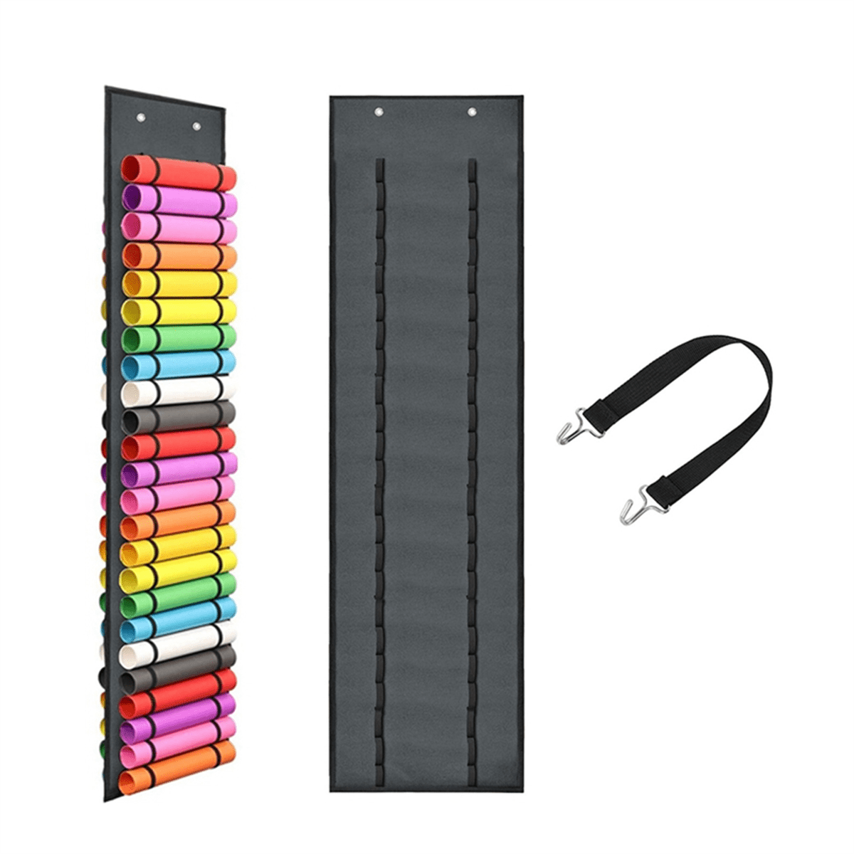 Vinyl Roll Holder with 48 Compartments, Vinyl Roll Storage Organizer ...
