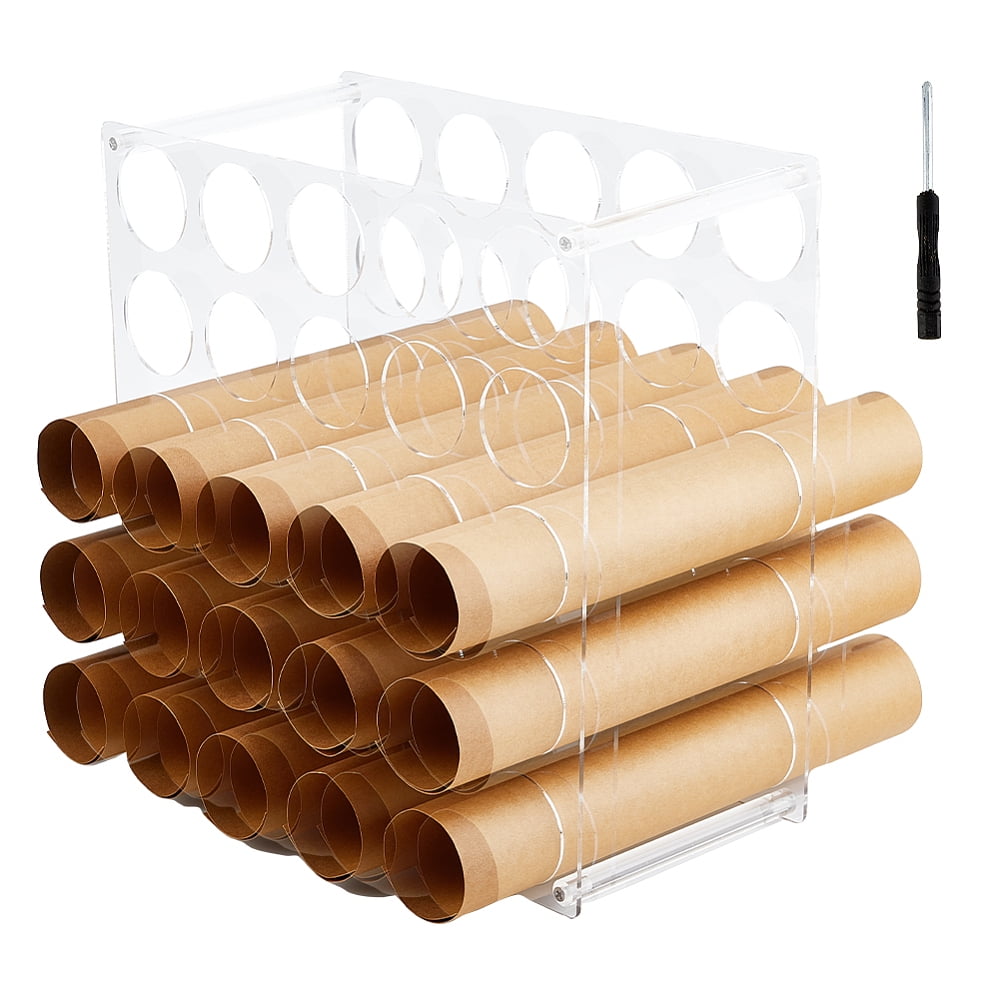 Vinyl Roll Storage Rack 25 Holes Vinyl Storage Organizer Stackable ...