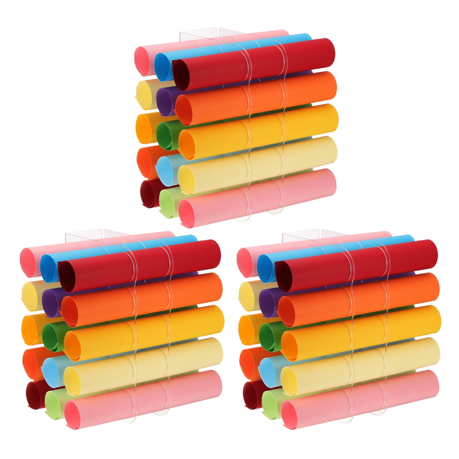 Vinyl Roll Storage Rack, 3 Set Multiple Holes Display Stand for Up to ...