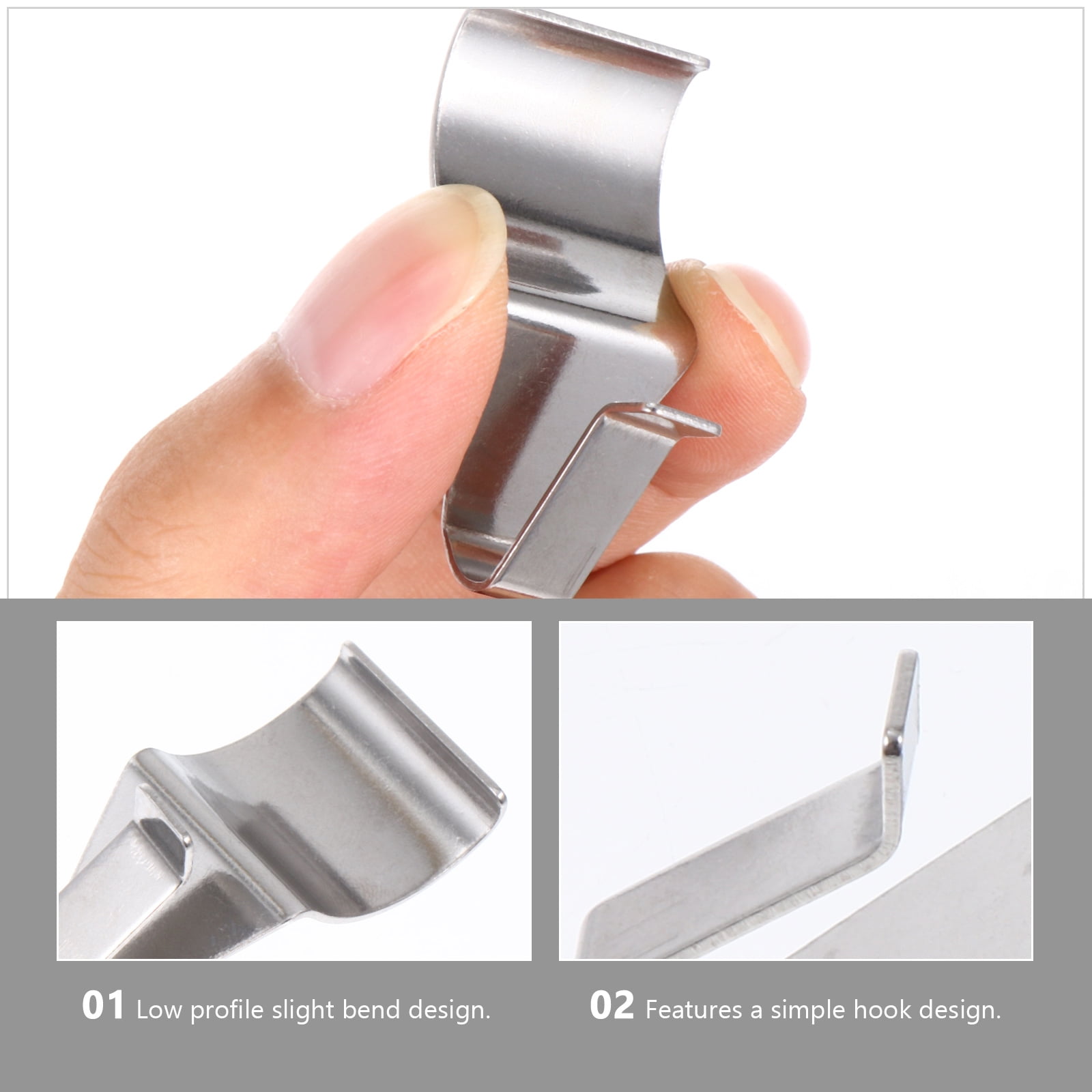 Vinyl Side Hook 5pcs Vinyl Siding Hooks Heavy Duty Stainless Steel ...