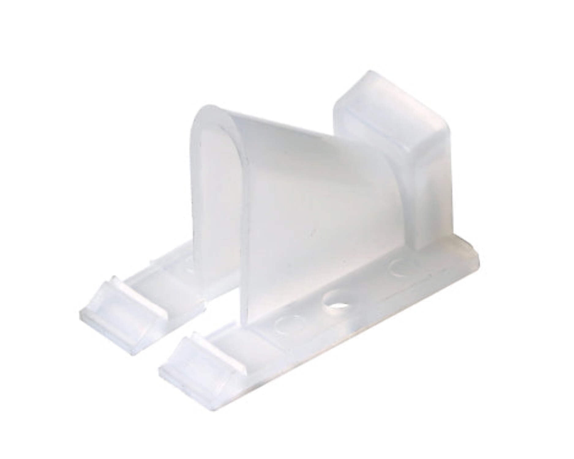 Steren RG59 Vertical Clear Vinyl Siding Clip - 100 Pack, High Impact ...