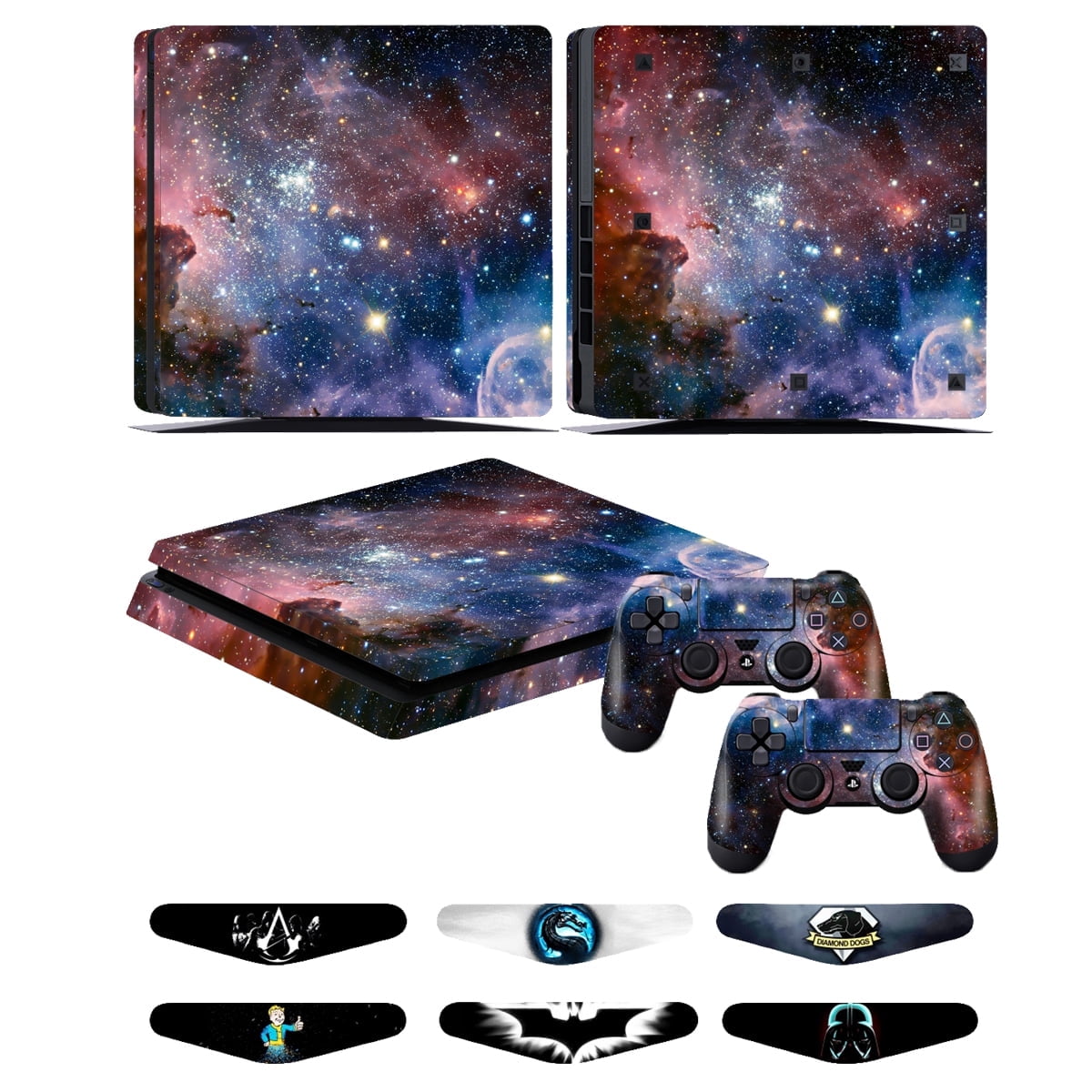 Vinyl Skin Cover Decal Protective Sticker for Sony PS4 Slim Console and ...