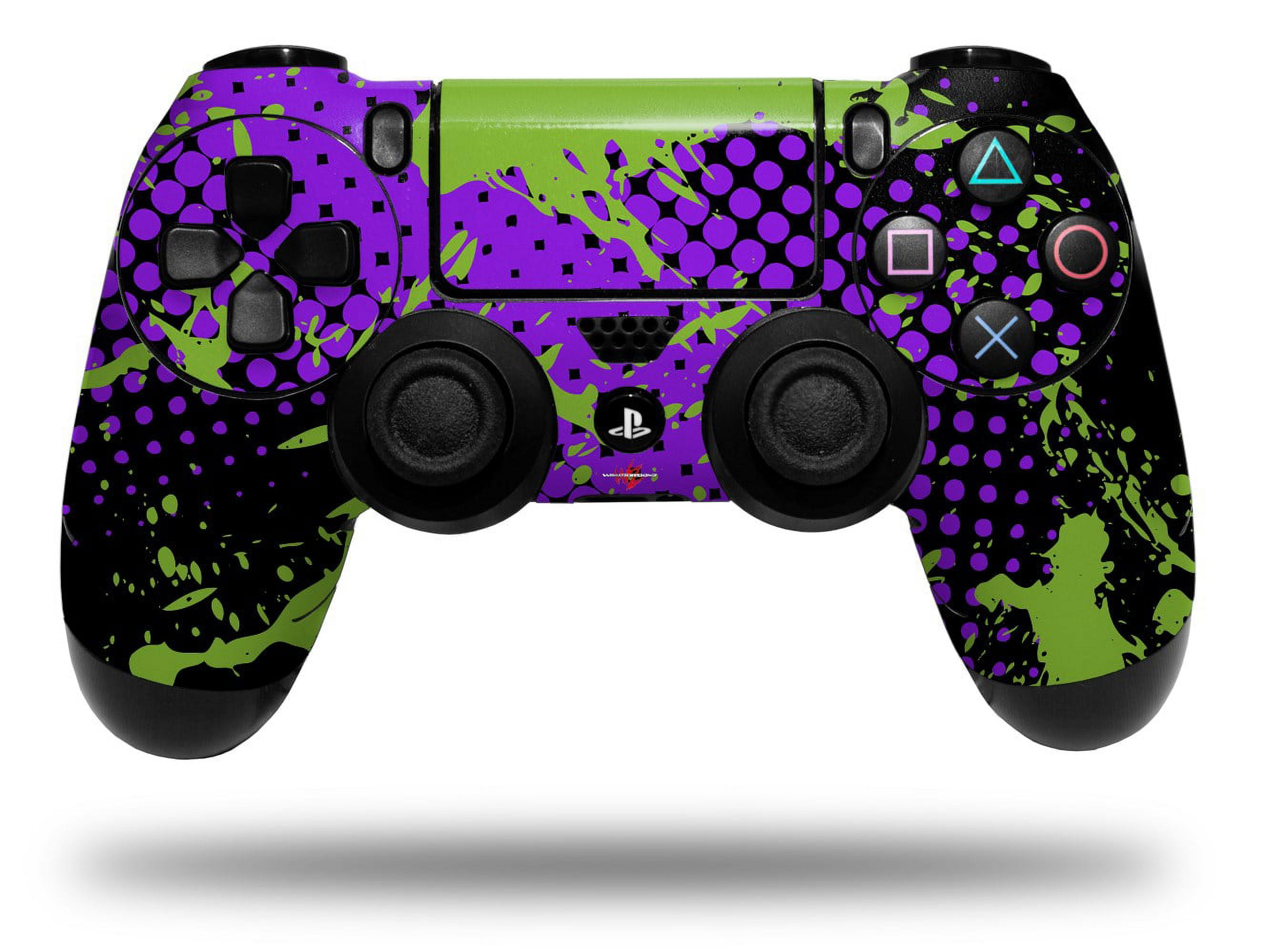 Vinyl Skin Wrap for Sony PS4 Dualshock Controller Halftone Splatter ...