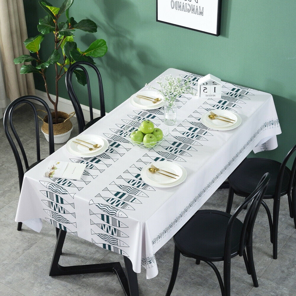 Magik Heavy Weight Vinyl Rectangle Table Cover Wipe Clean 60’’ x 84 ...