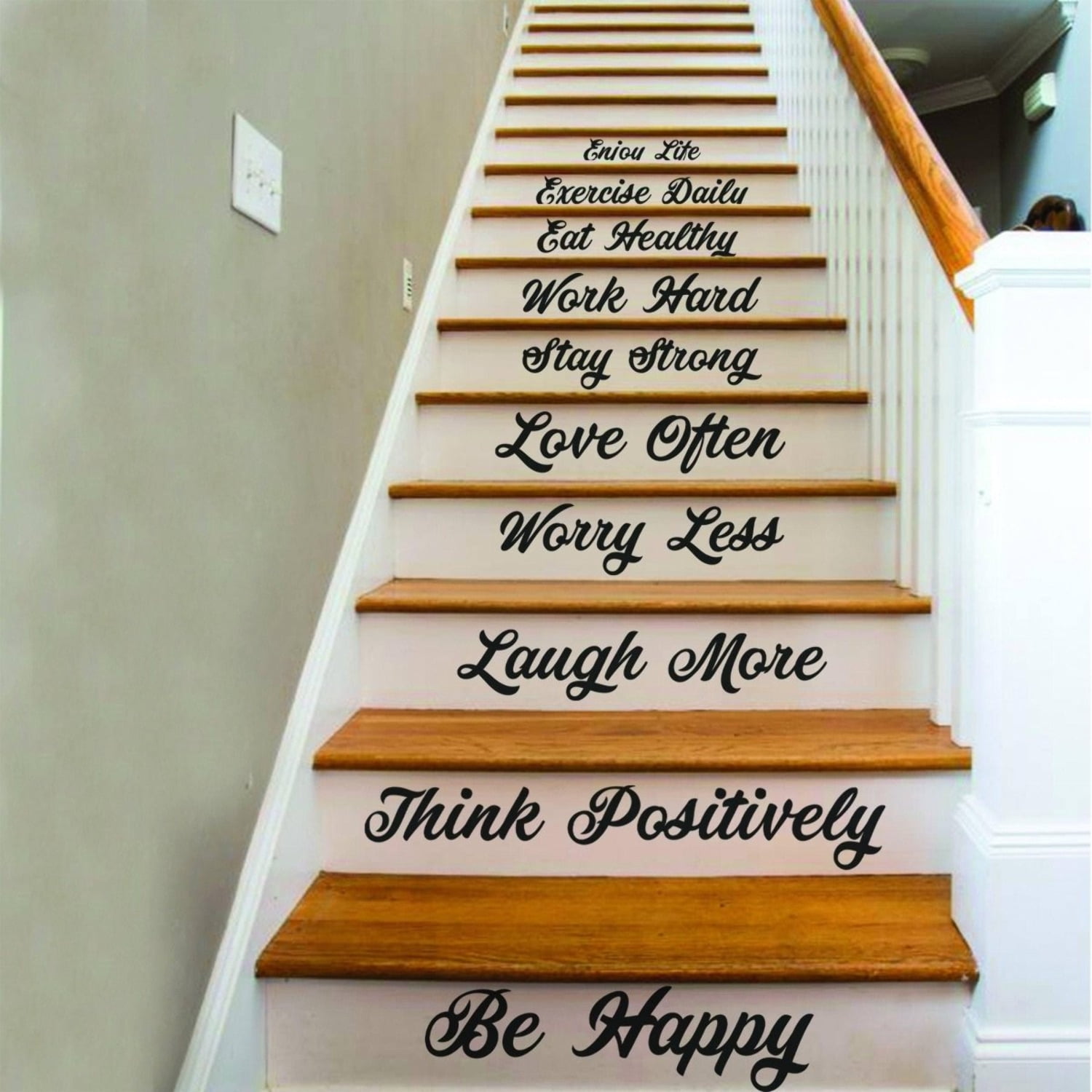 Vinyl Staircase Decals: Elegant Inspirations for a Stunning Stairway ...