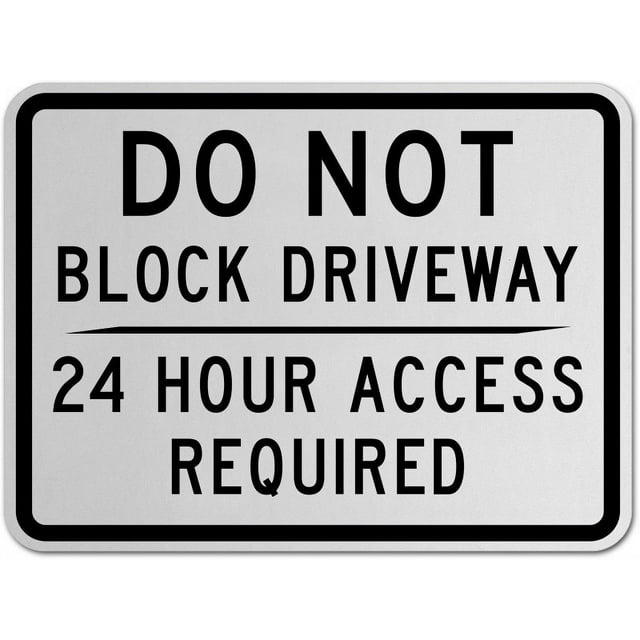 Vinyl Stickers - 24 Hour Access Required Sign A1 - Safety and Warning ...