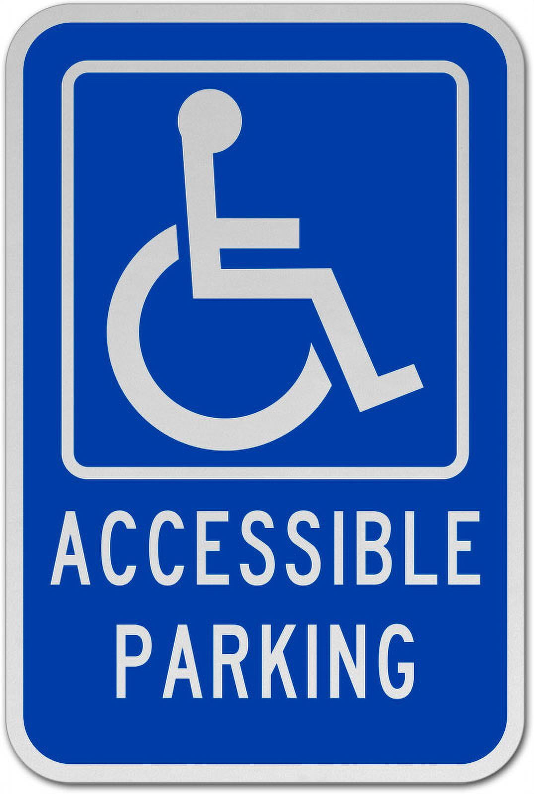 Vinyl Stickers - Accessible Parking Sign B5 - Safety and Warning ...