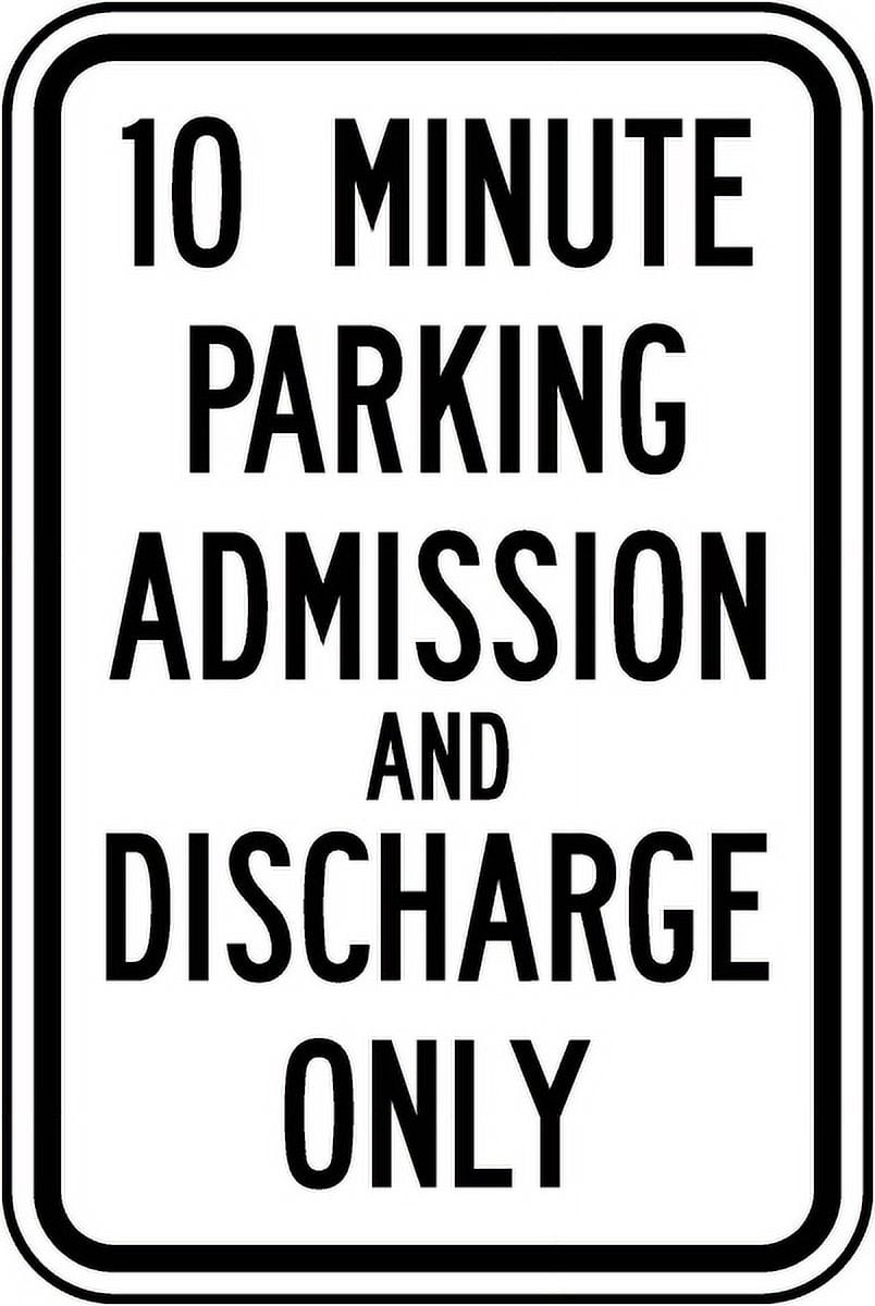 Vinyl Stickers - Admission and Discharge Only Sign D2 - Safety and ...