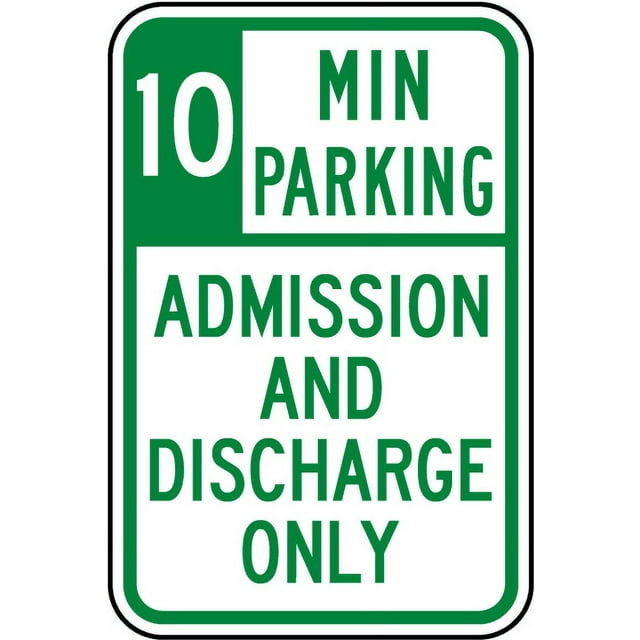 Vinyl Stickers - Admission and Discharge Only Sign D3 - Safety and ...