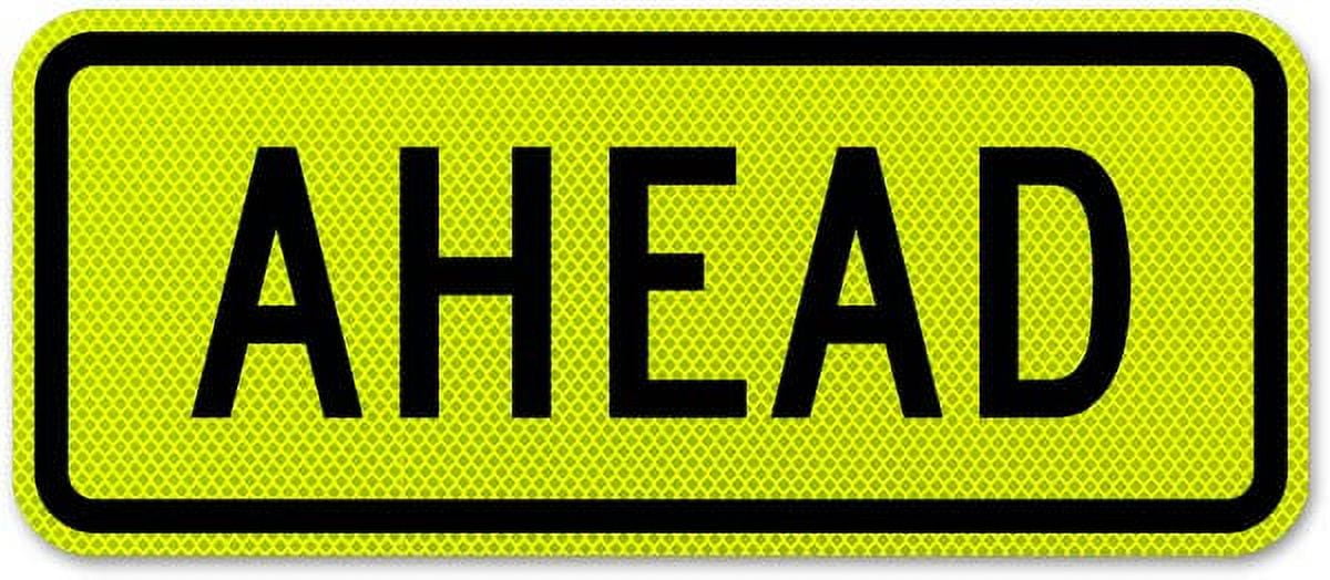 Vinyl Stickers - Ahead Sign - Safety and Warning Warehouse Signs ...