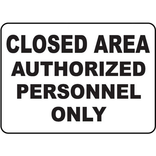 Vinyl Stickers - Authorized Personnel Only Sign 23 - Safety and Warning ...