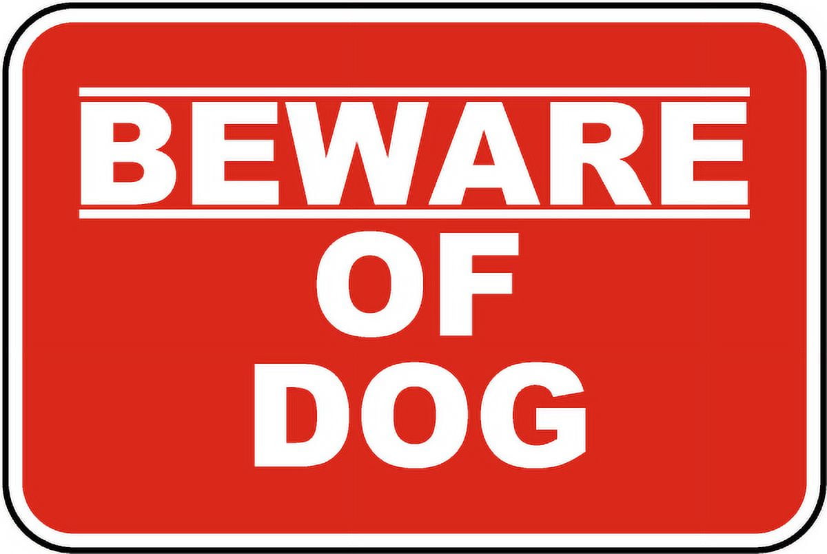 Vinyl Stickers - Beware of Dog Sign 2 - Safety and Warning Warehouse ...