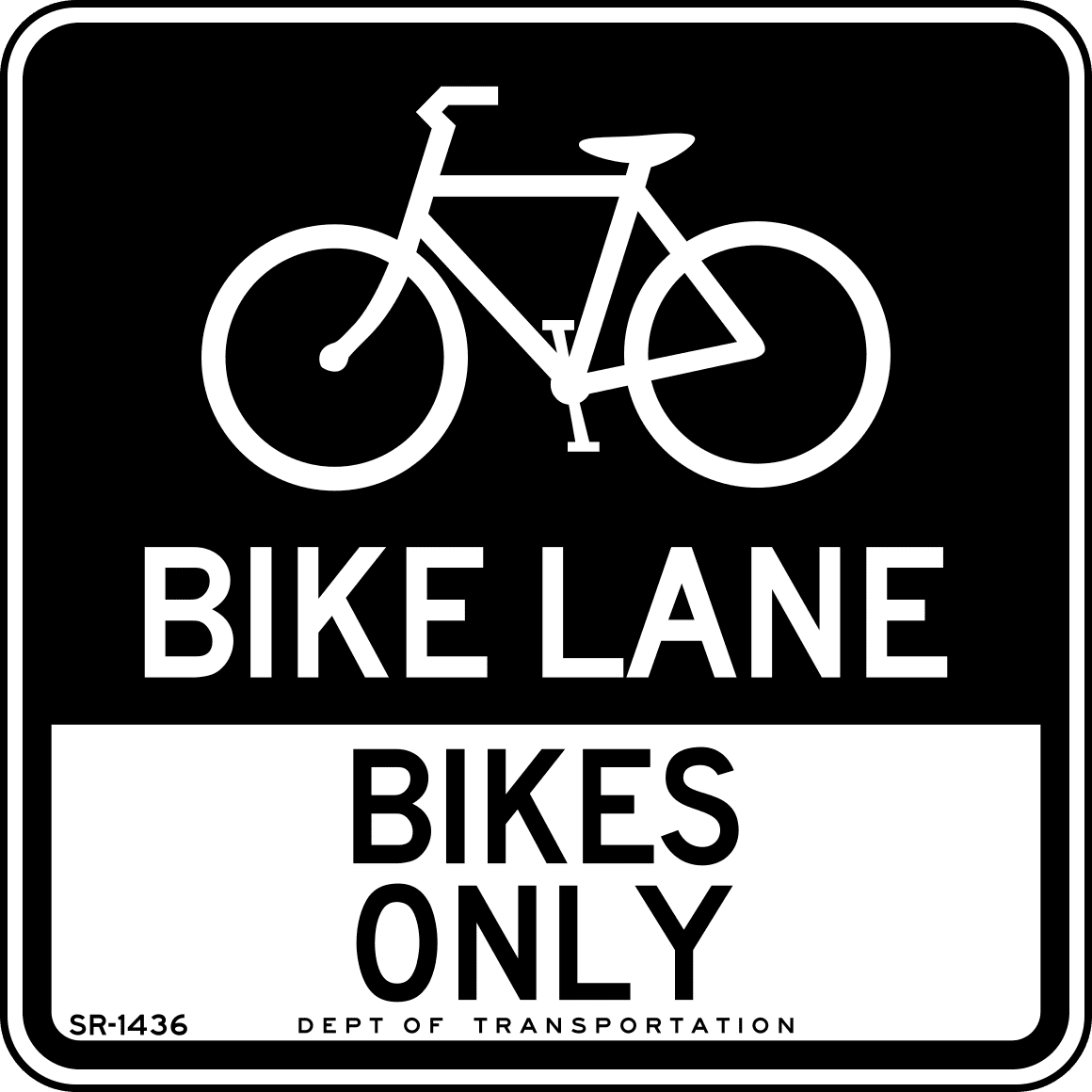 Vinyl Stickers - Bike Lane, Bikes only, New York City - Safety and ...