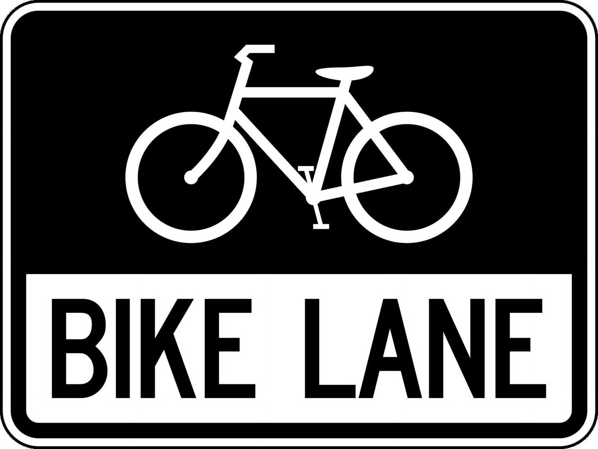 Vinyl Stickers - Bike Lane - Safety and Warning Warehouse Signs ...