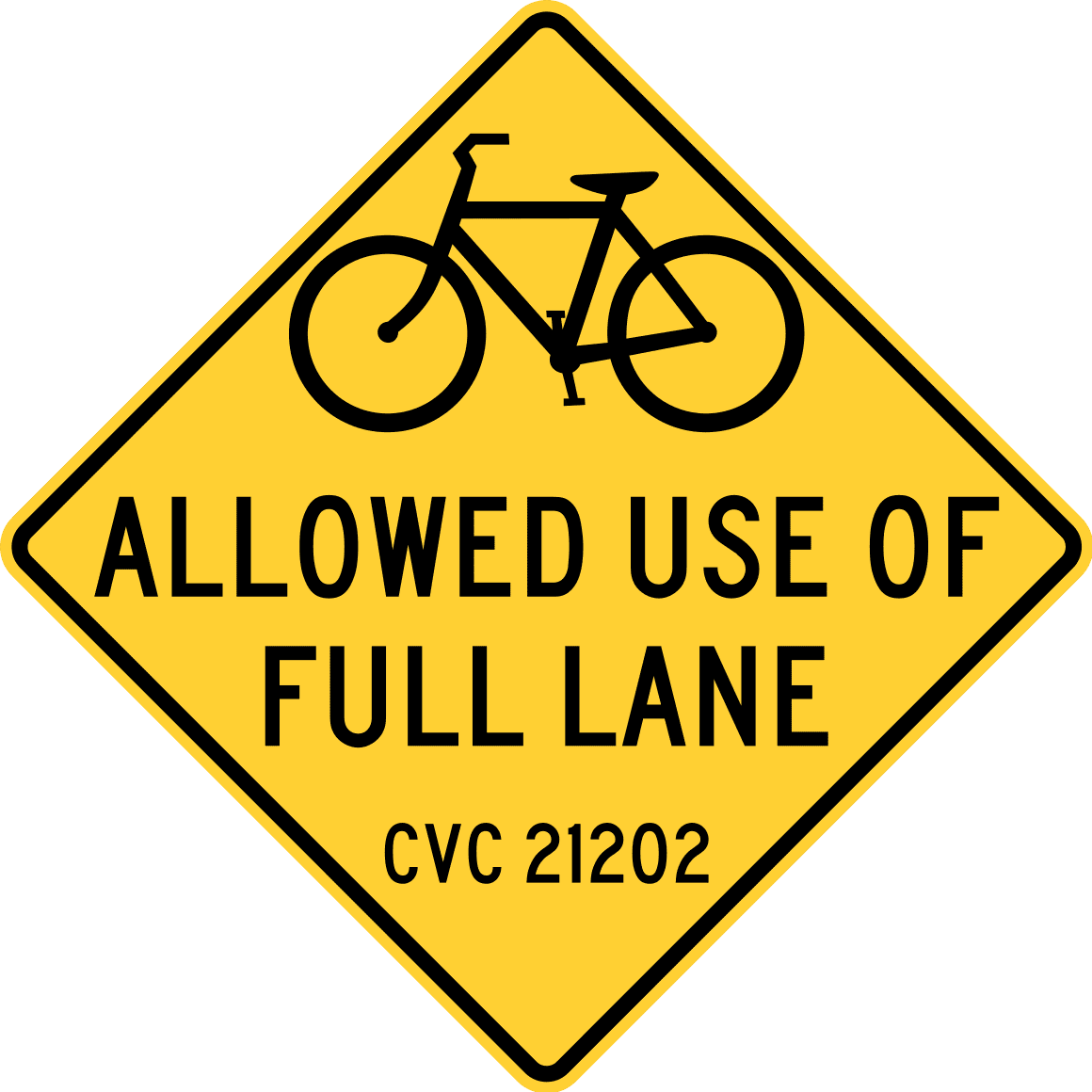 Vinyl Stickers - Bike Lane, San Francisco - Safety and Warning ...