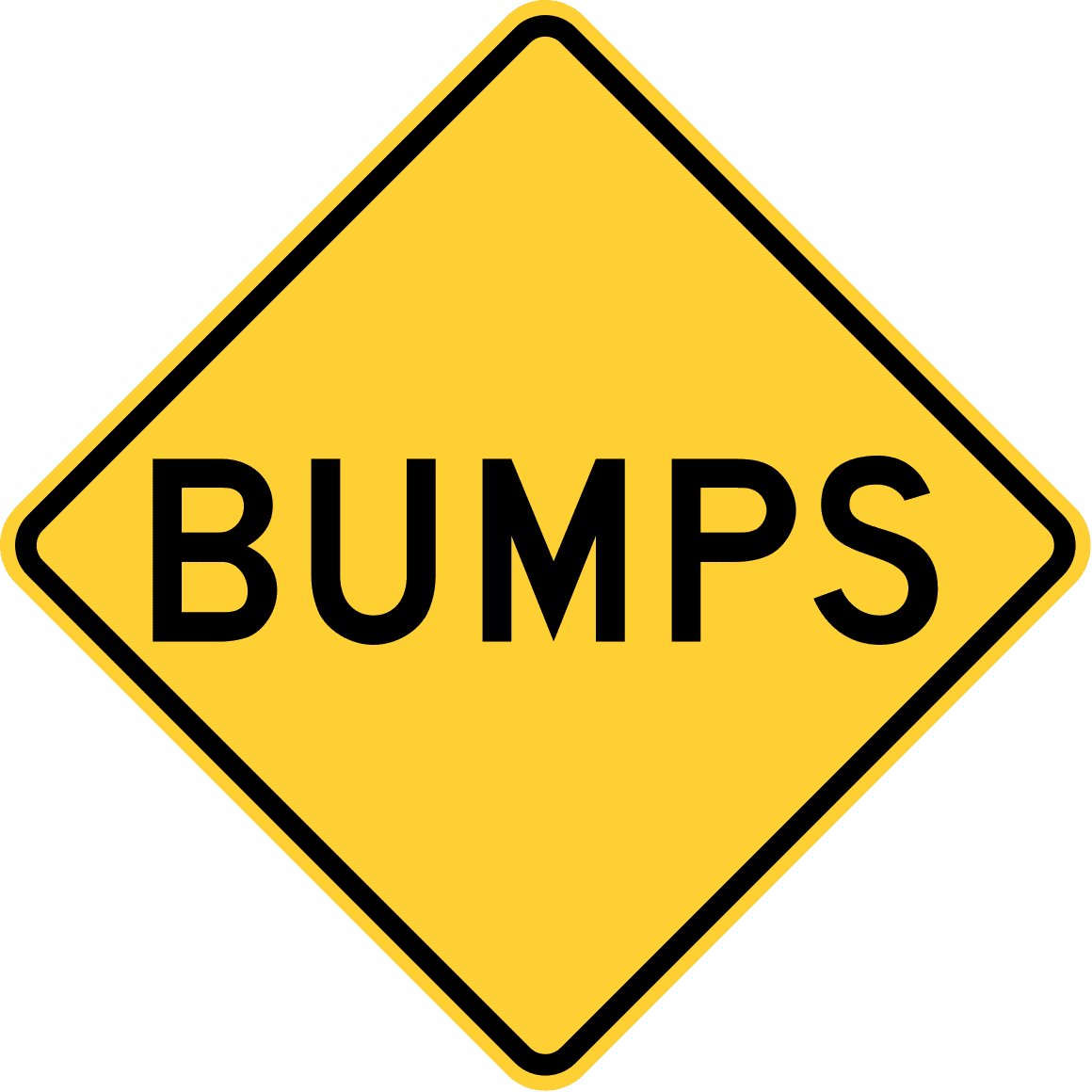 Vinyl Stickers - Bumps, Minnesota - Safety and Warning Warehouse Signs ...